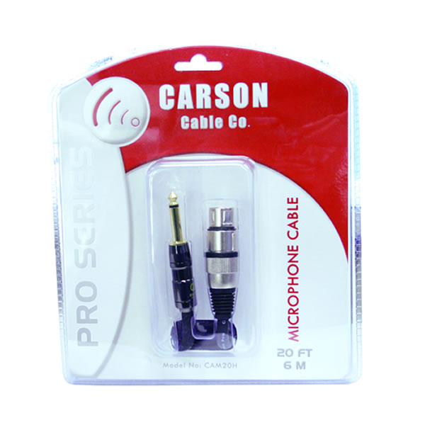 Carson Microphone Lead • Stothers Music and HiFi : Stothers Music and HiFi
