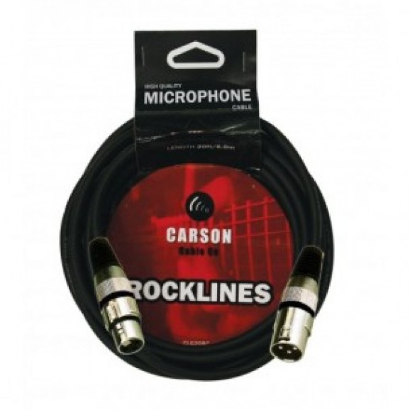 Carson Rocklines Microphone Lead • Stothers Music and HiFi : Stothers ...