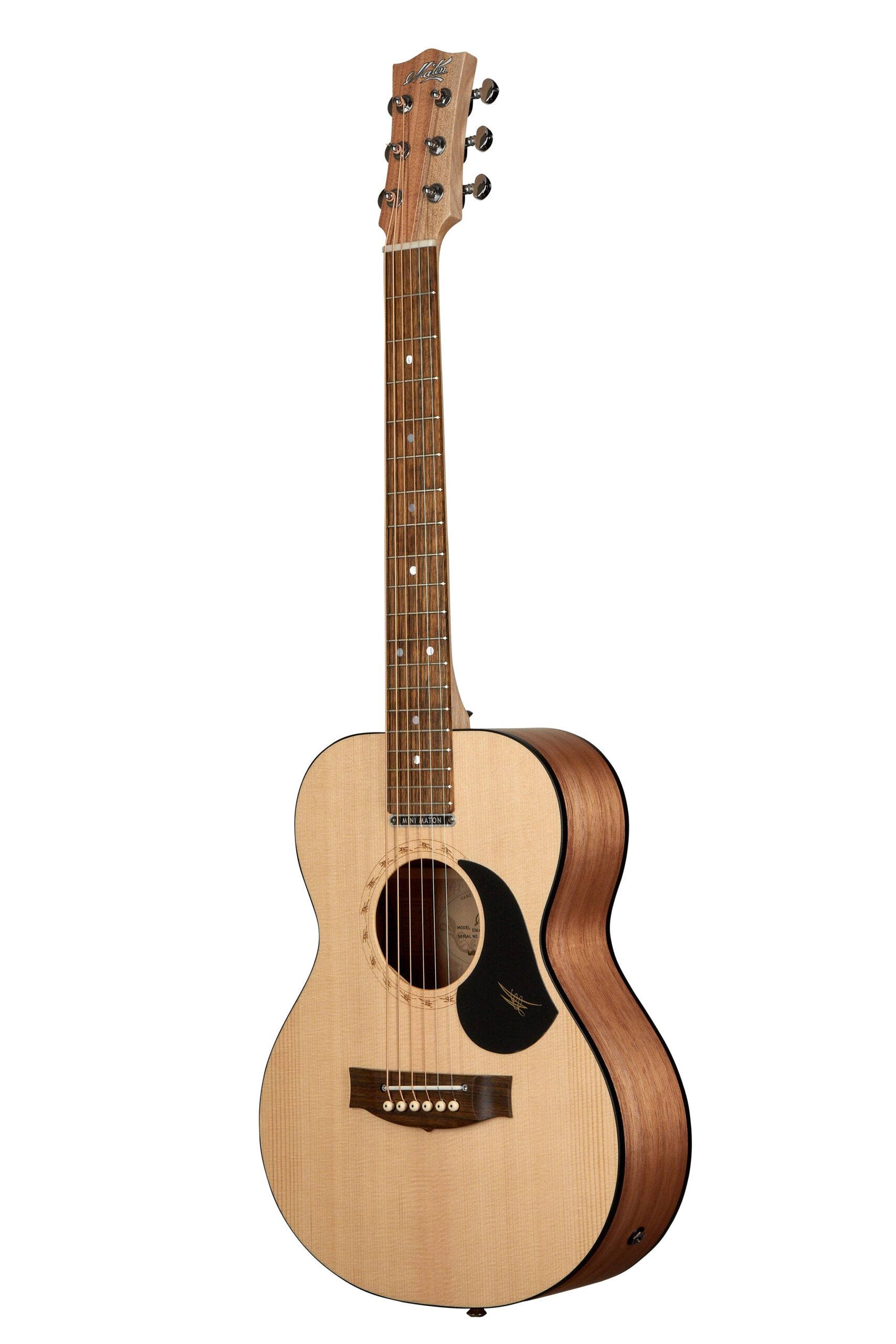 Maton EM6 Mini Acoustic Electric Guitar in natural satin • Stothers ...